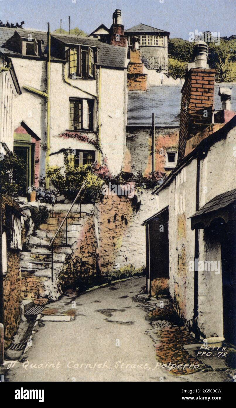 Vintage cornish postcard postcards hi-res stock photography and images ...