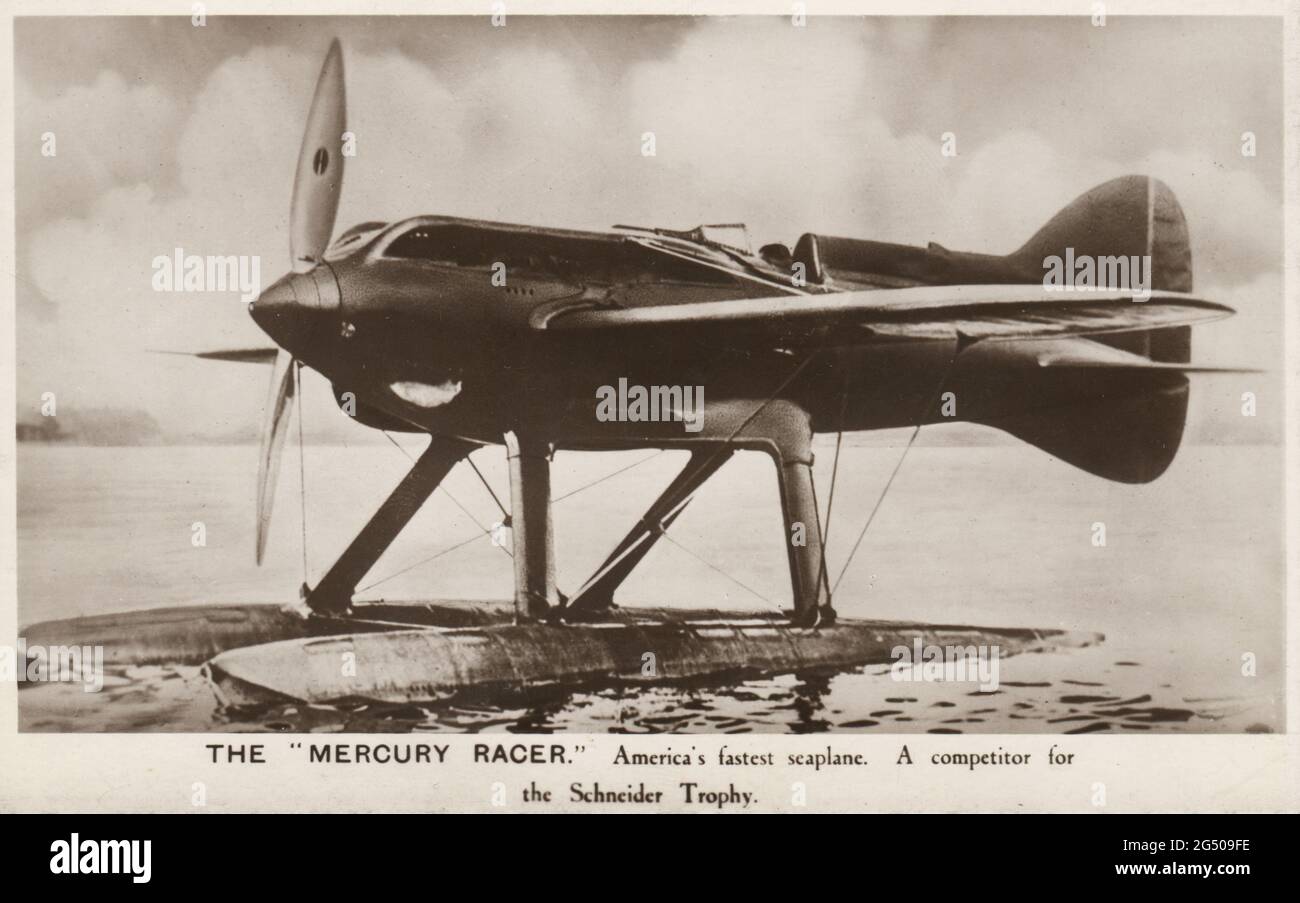A vintage postcard entitled, “The 'Mercury Racer' - America's Fastest ...