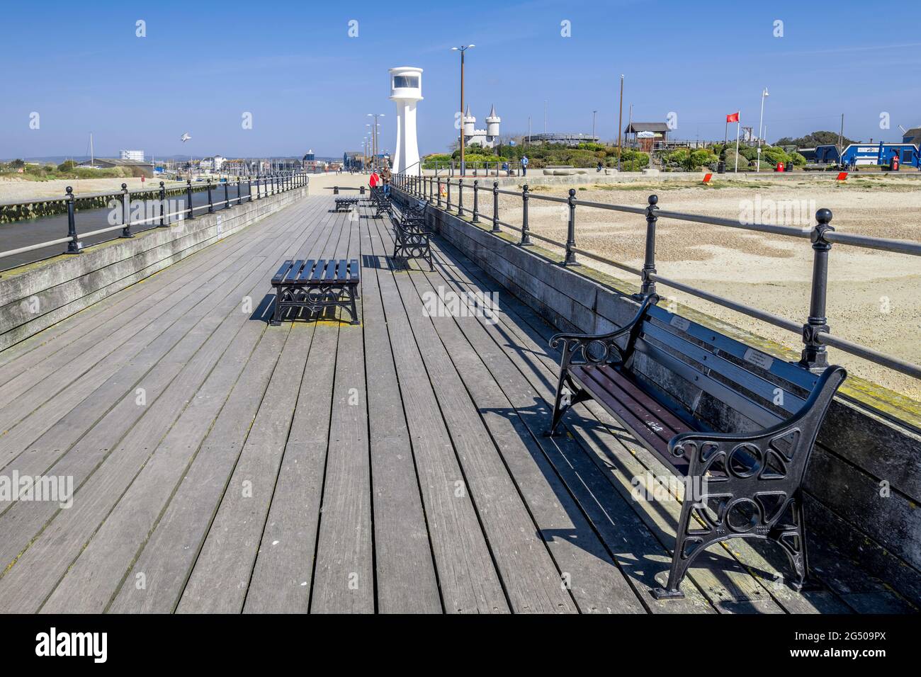 Littlehampton Lighthouse, West Sussex, UK Stock Photo - Alamy