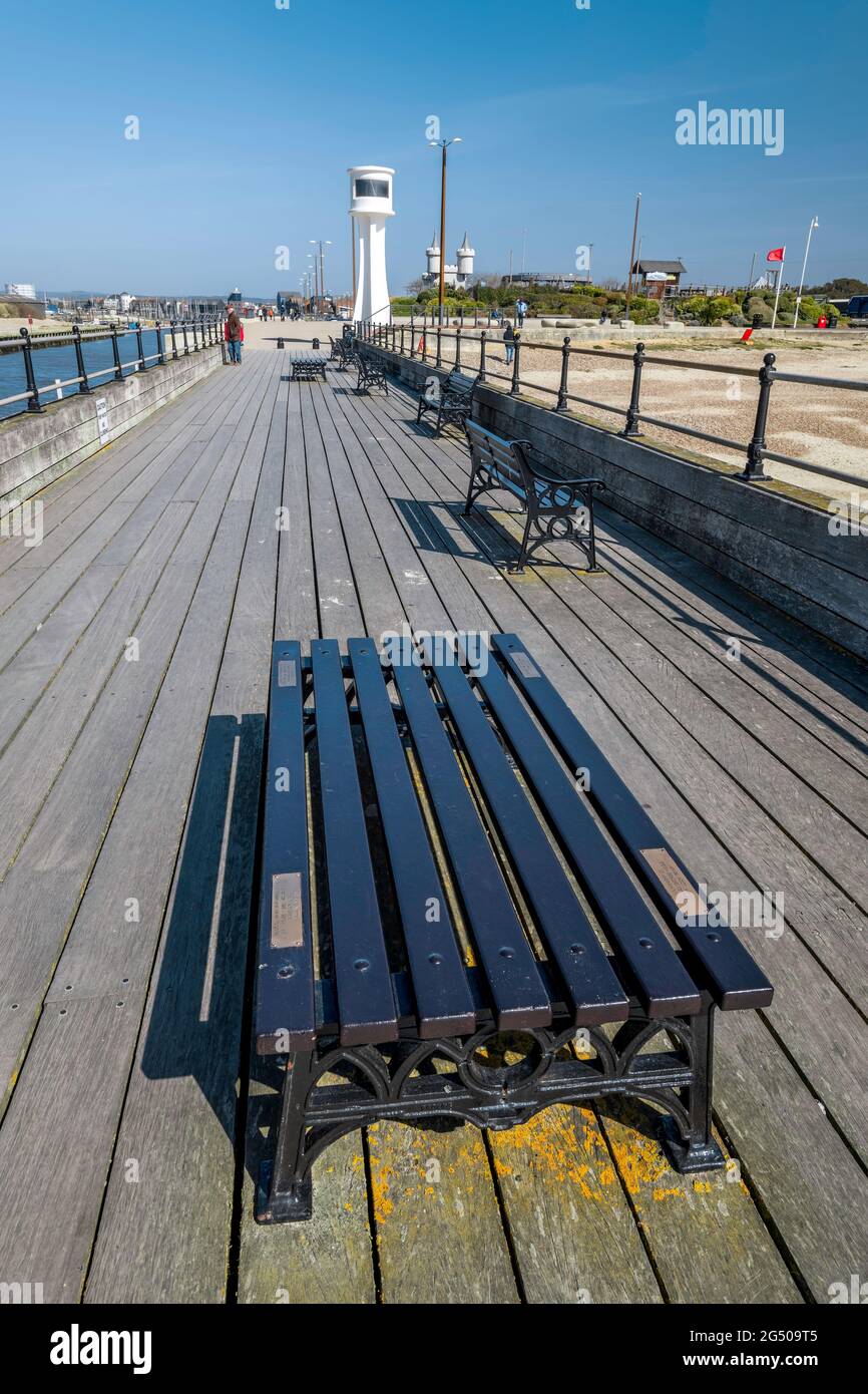 Littlehampton Lighthouse, West Sussex, UK Stock Photo - Alamy