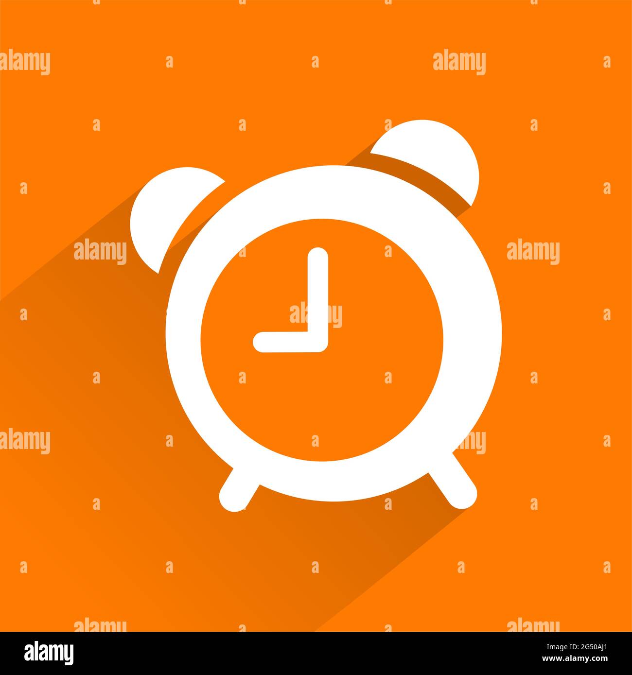 Flat clock symbol Stock Vector Image & Art - Alamy