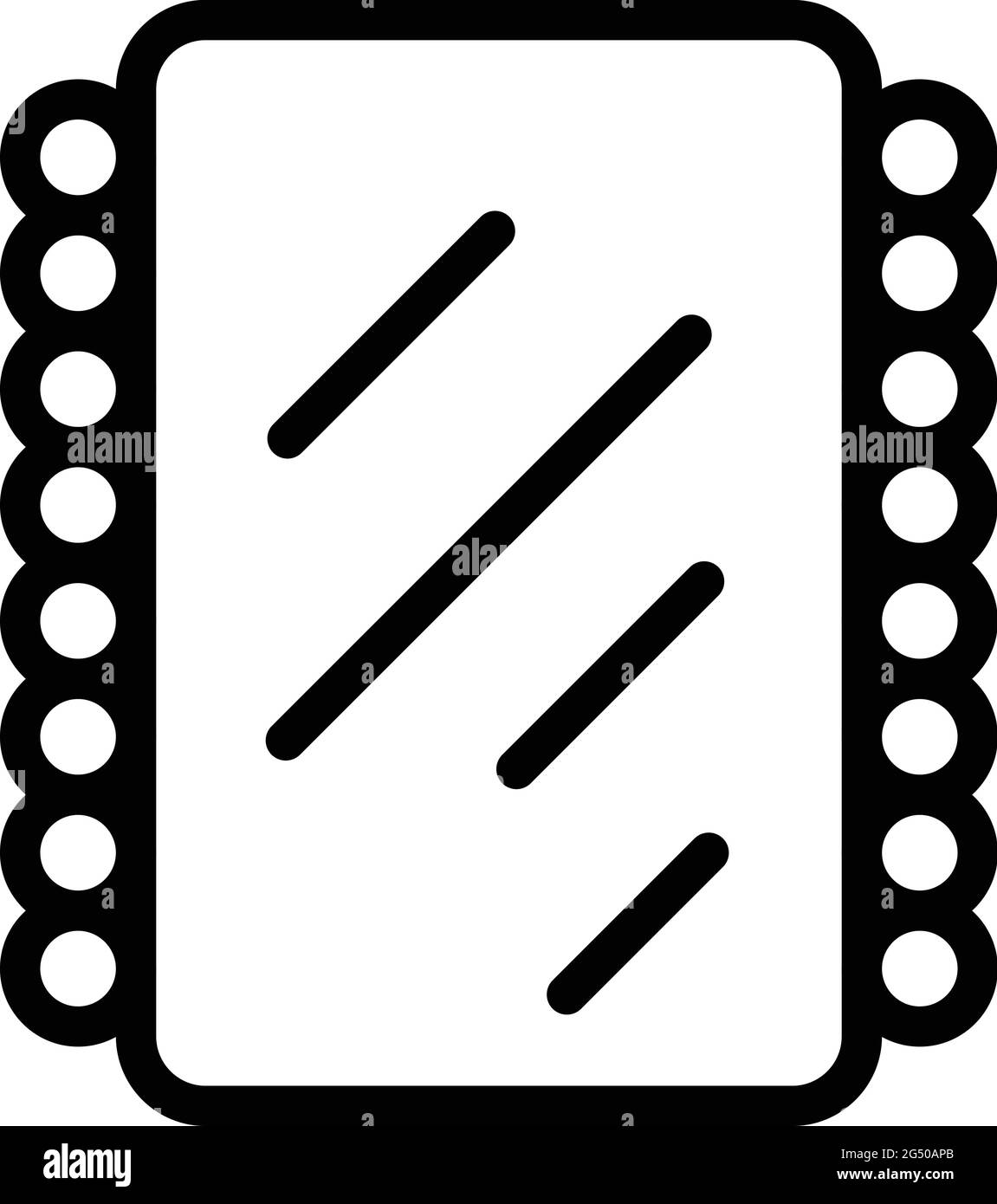 Hair styling tools icon. Outline Hair styling tools vector icon for web ...