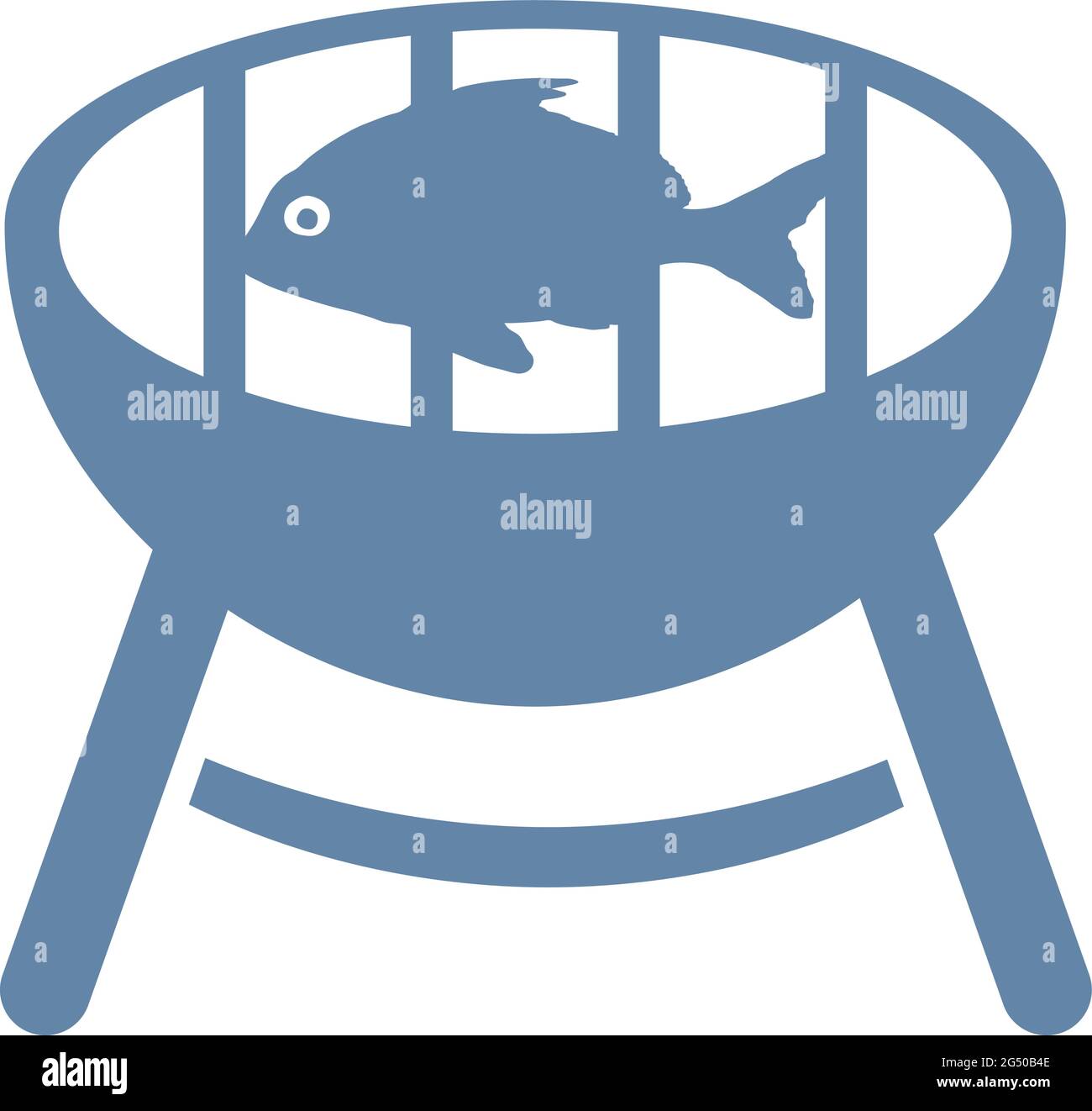Bbq fish Stock Vector Images - Alamy