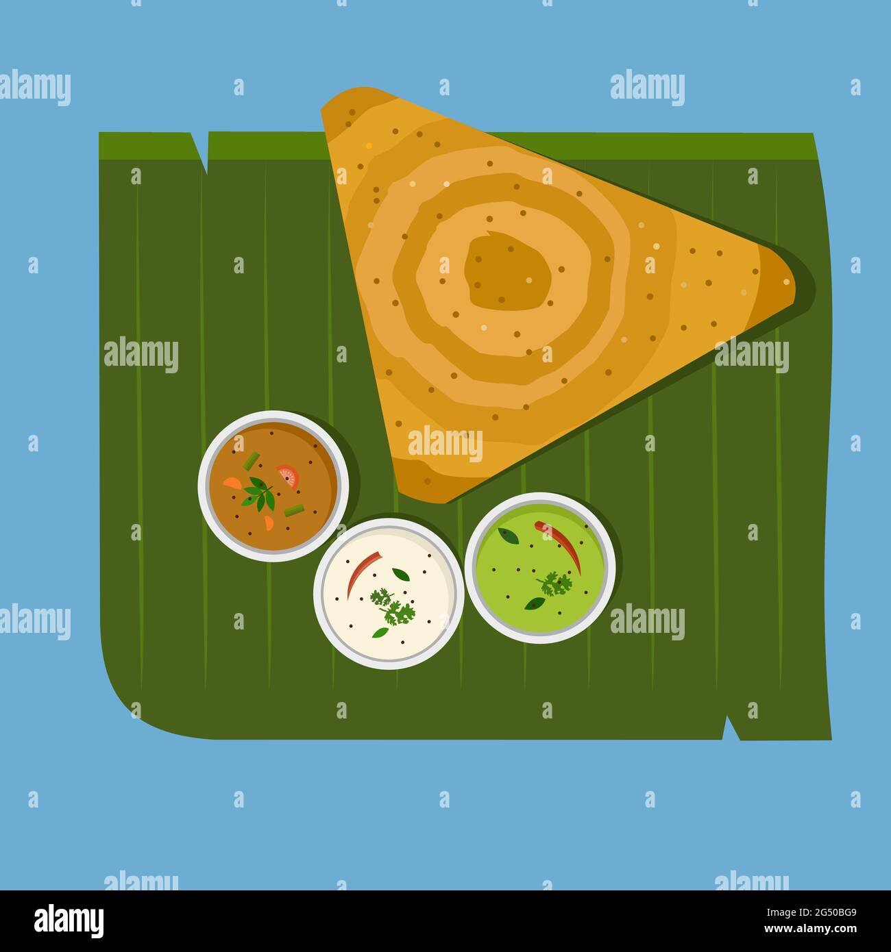 Masala dosa vector hi-res stock photography and images - Alamy