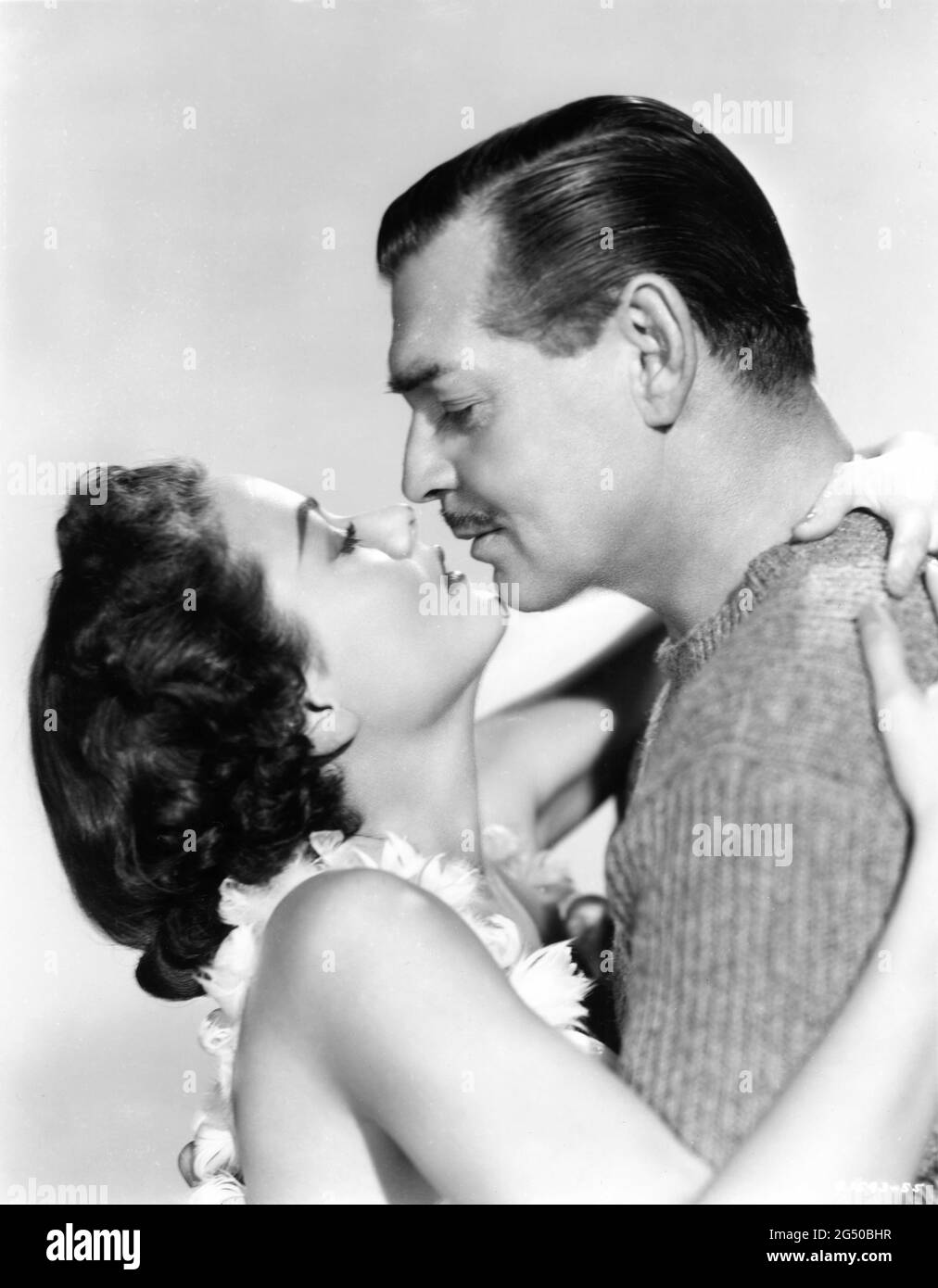 GENE TIERNEY and CLARK GABLE Publicity Portrait in NEVER LET ME GO 1953 ...