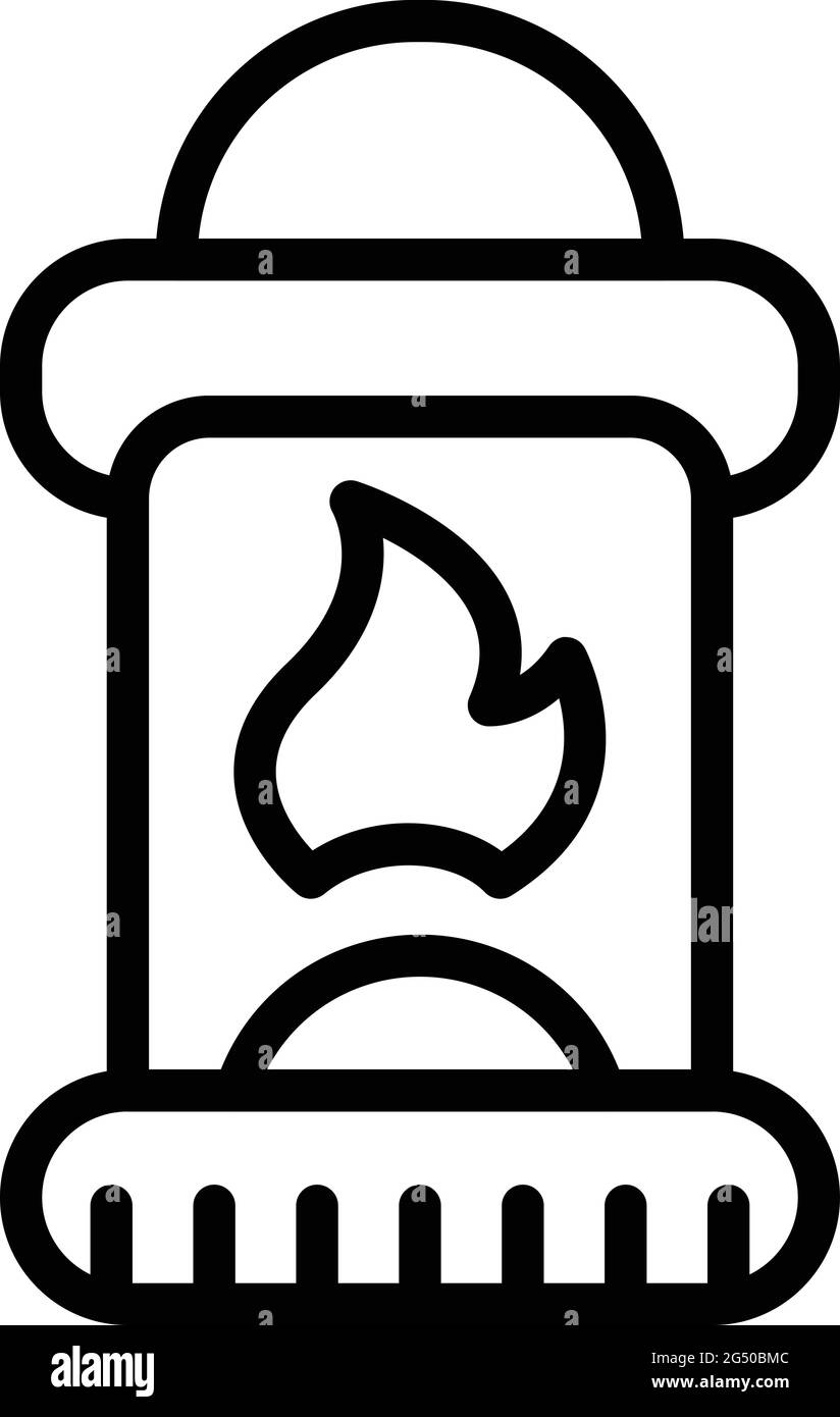 Camping light icon. Outline Camping light vector icon for web design ...