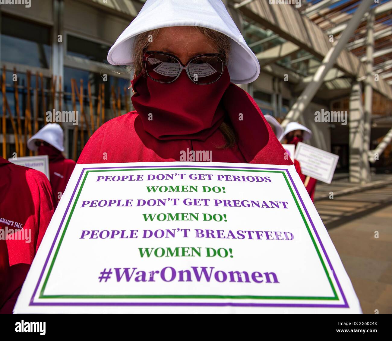 Handmaids tale protest hi-res stock photography and images - Alamy