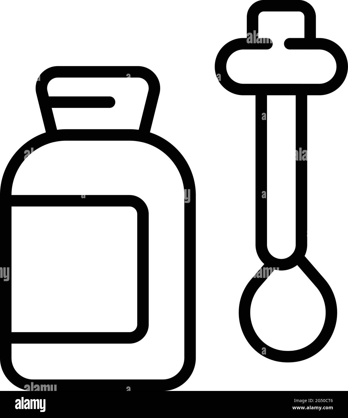 Oil dropper icon. Outline Oil dropper vector icon for web design ...