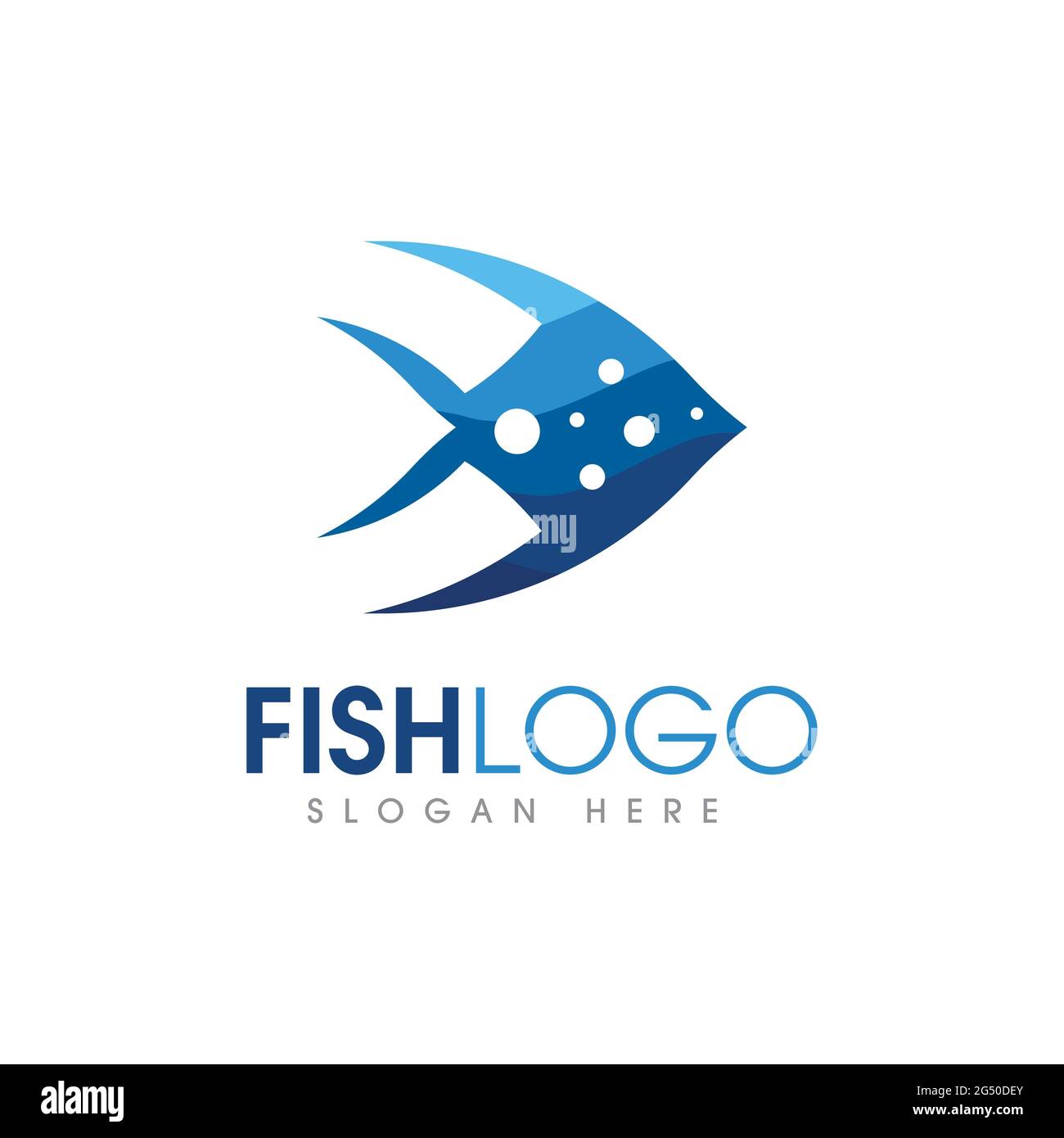 Fish logo template. Creative vector symbol Stock Vector Image & Art - Alamy
