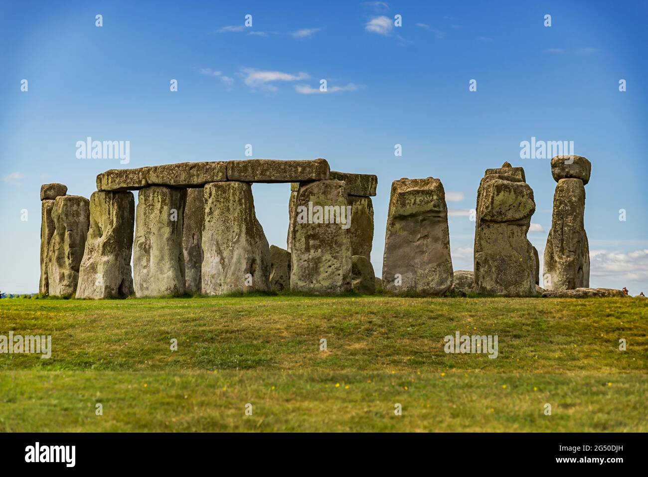Stonehenge an ancient prehistoric stone monument near Salisbury ...