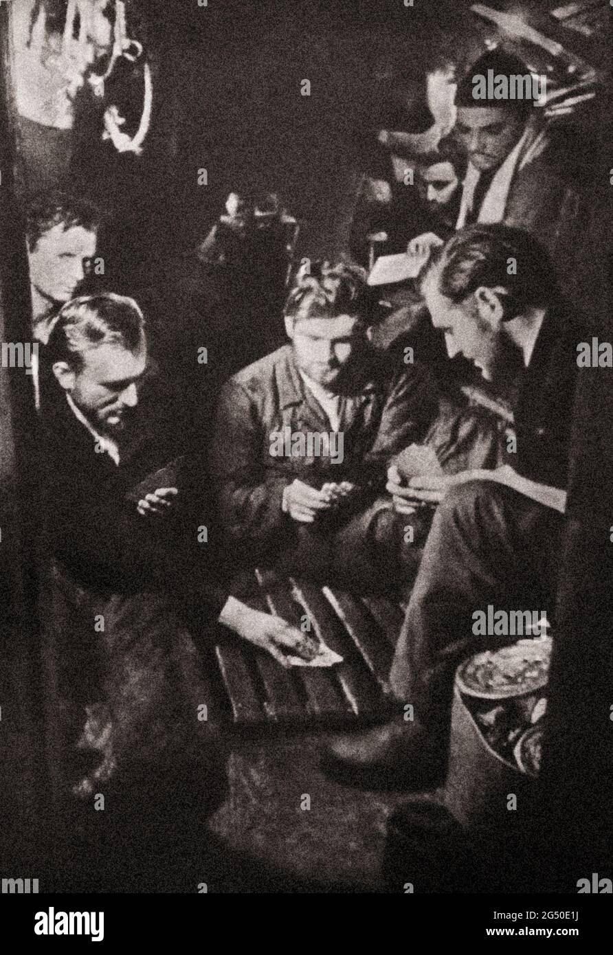 World War II period. Nazi German Navy (German Kriegsmarine) The crew of ...