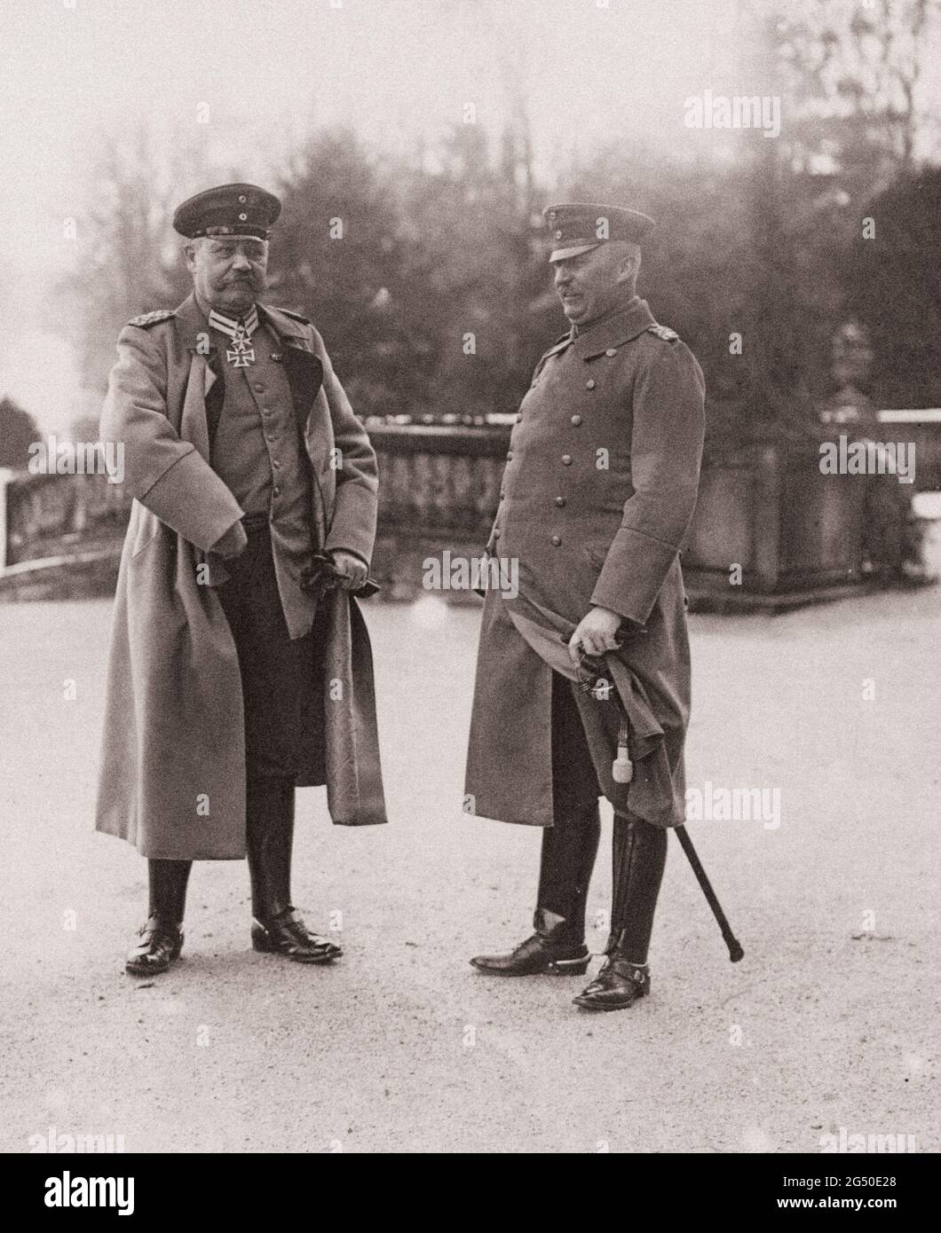 Generals von hindenburg and ludendorff hi-res stock photography and ...