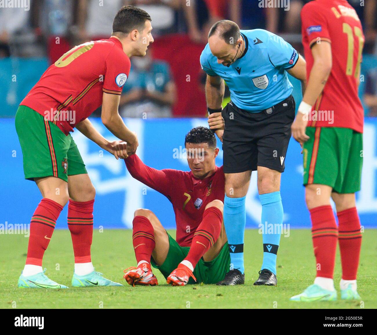 23 June 2021, Hungary, Budapest: Football: European Championship ...