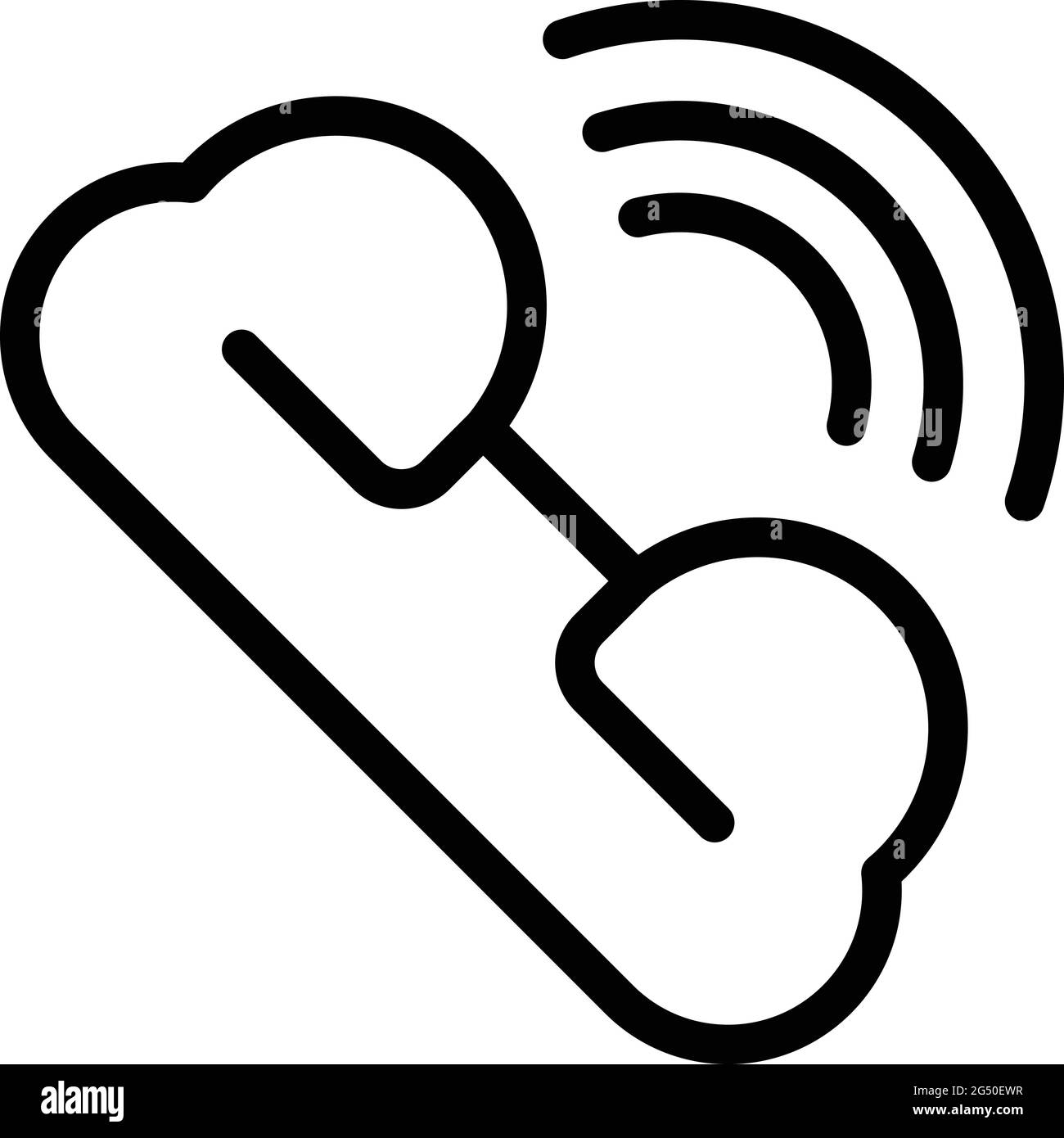 Phone call marketing icon. Outline Phone call marketing vector icon for ...