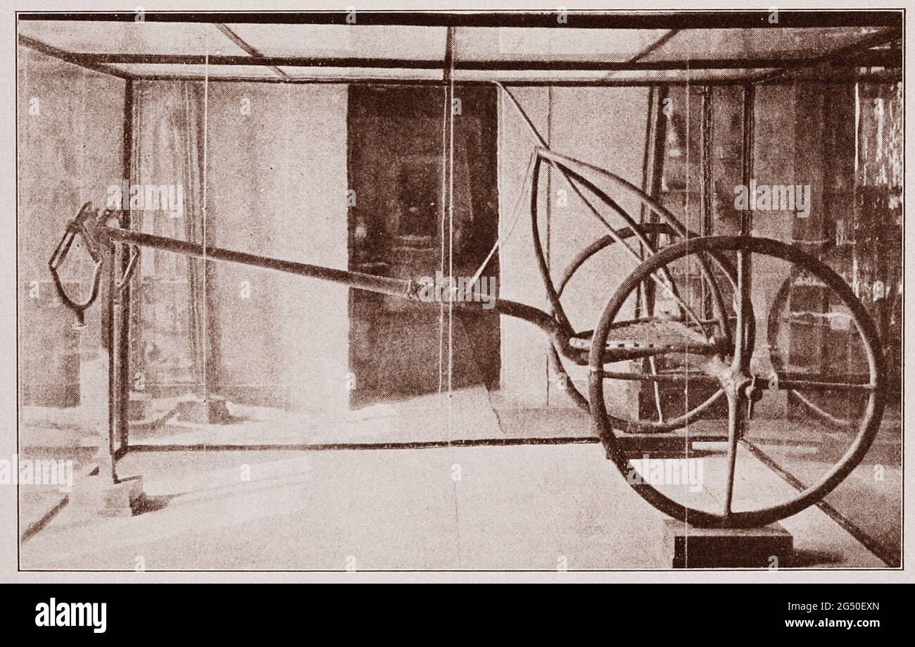 Ancient Egypt. Empire. The first period. A chariot of the Empire. Is is ...