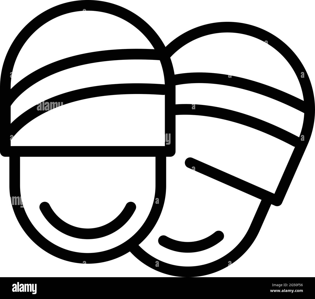 Home slippers small icon. Outline Home slippers small vector icon for ...