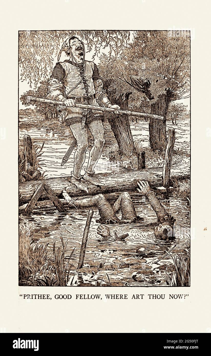 Bold Robin Hood and his outlaw band. Book illustration by Louis Rhead ...