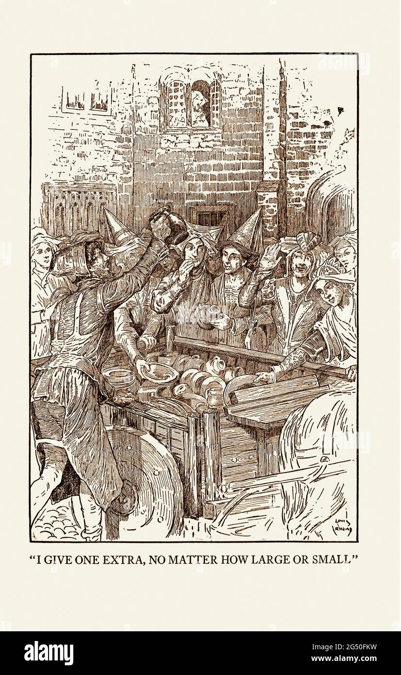 Bold Robin Hood and his outlaw band. Book illustration by Louis Rhead ...