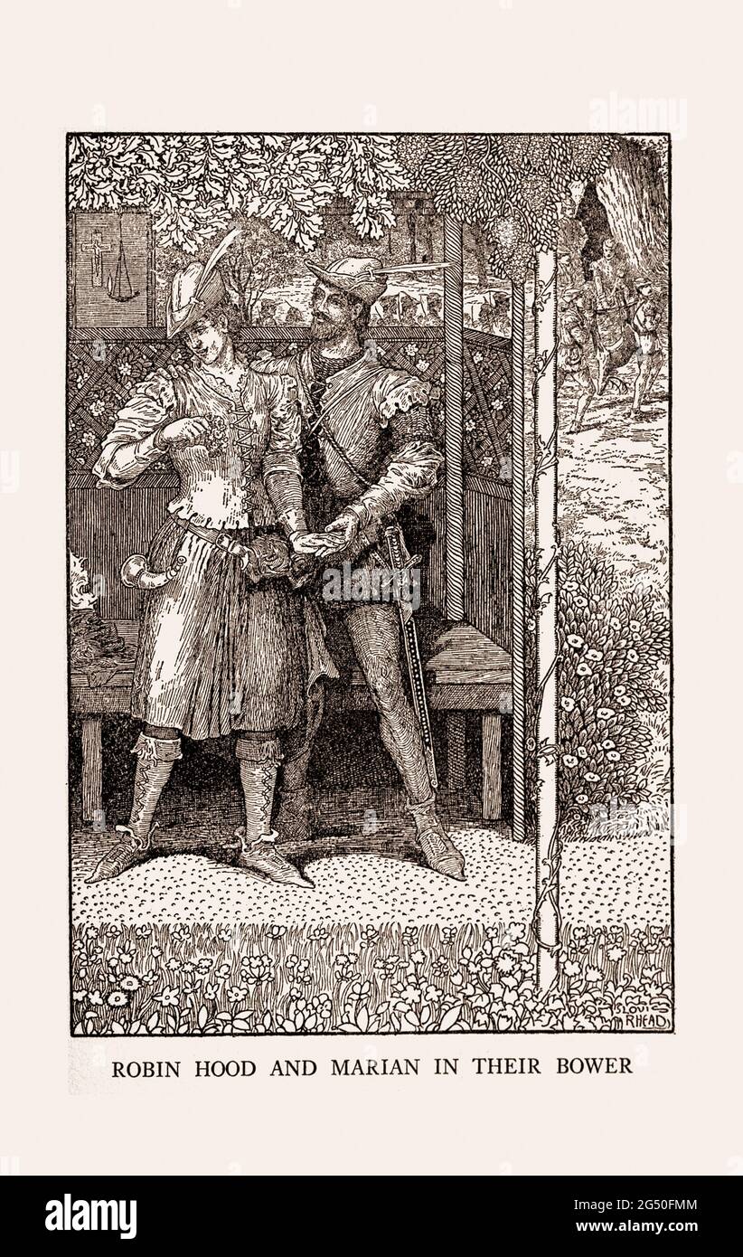 Robin hood legendary character hi-res stock photography and images - Alamy