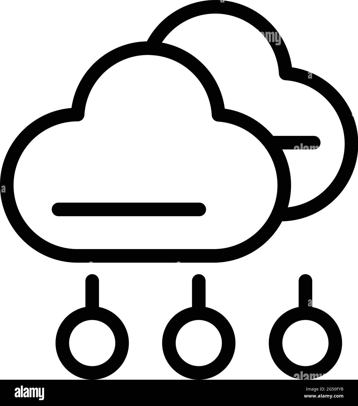 Marketing data cloud icon. Outline Marketing data cloud vector icon for ... Marketing data cloud icon. Outline Marketing data cloud vector icon for ...