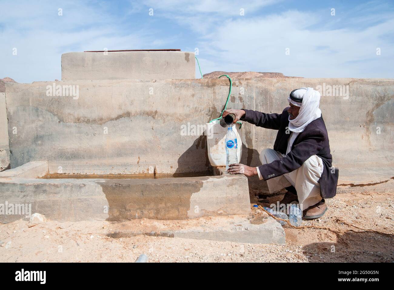EGYPT, SINAI: Together with Bedouin Soliman Al Ashrab from the Mzaina ...