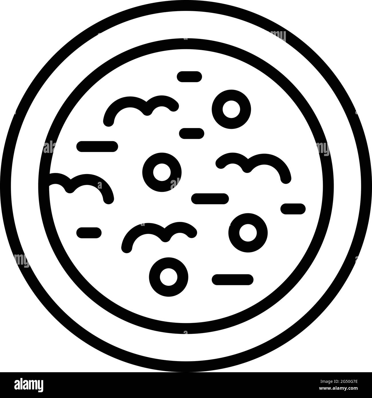 Lentil food icon. Outline Lentil food vector icon for web design ...