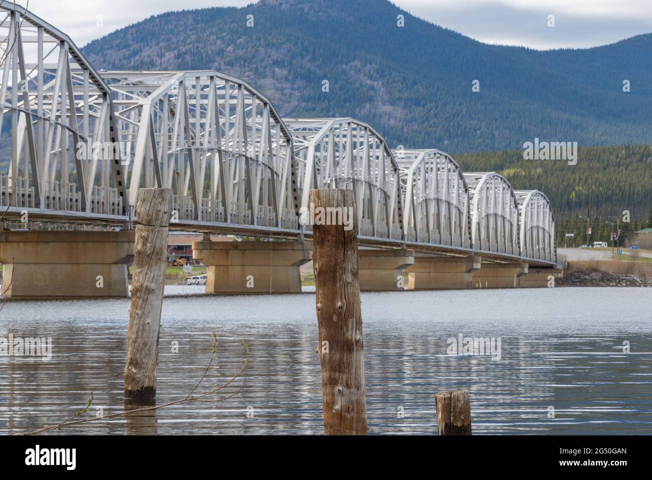 Nisutlin bay bridge hi-res stock photography and images - Alamy