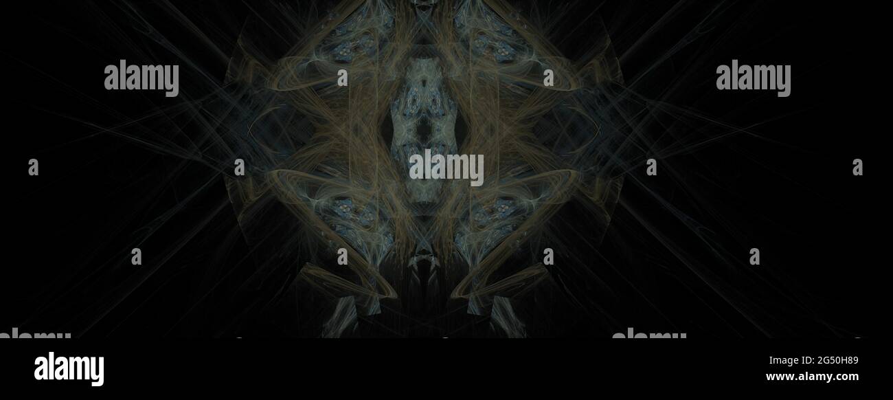 Abstract glitch art background in illustration space geometry ...