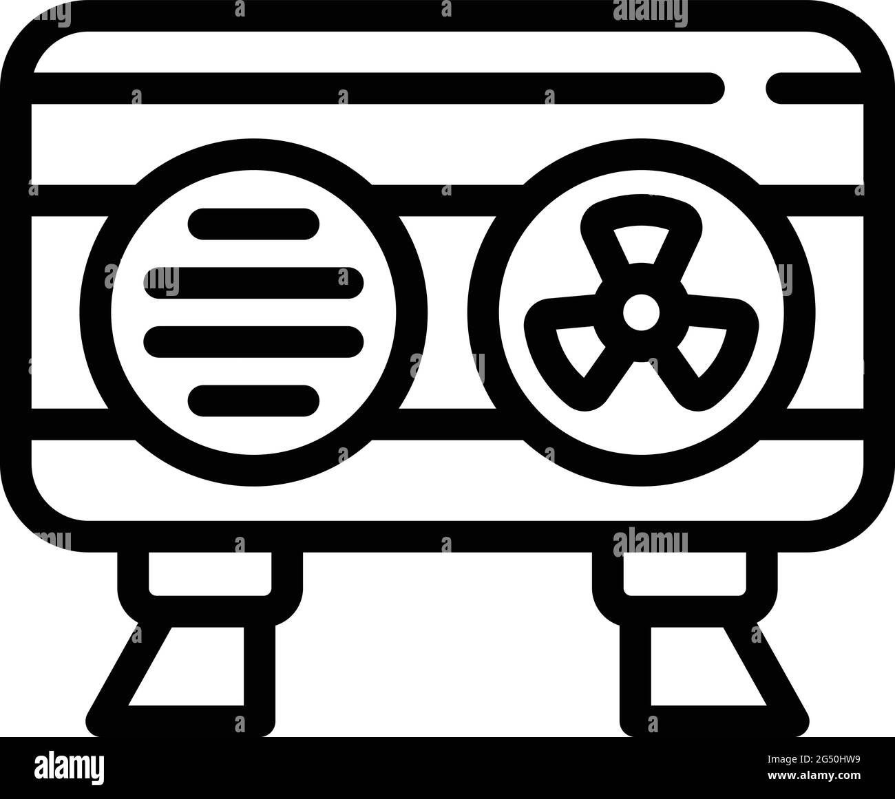 Hvac pictogram Black and White Stock Photos & Images - Alamy