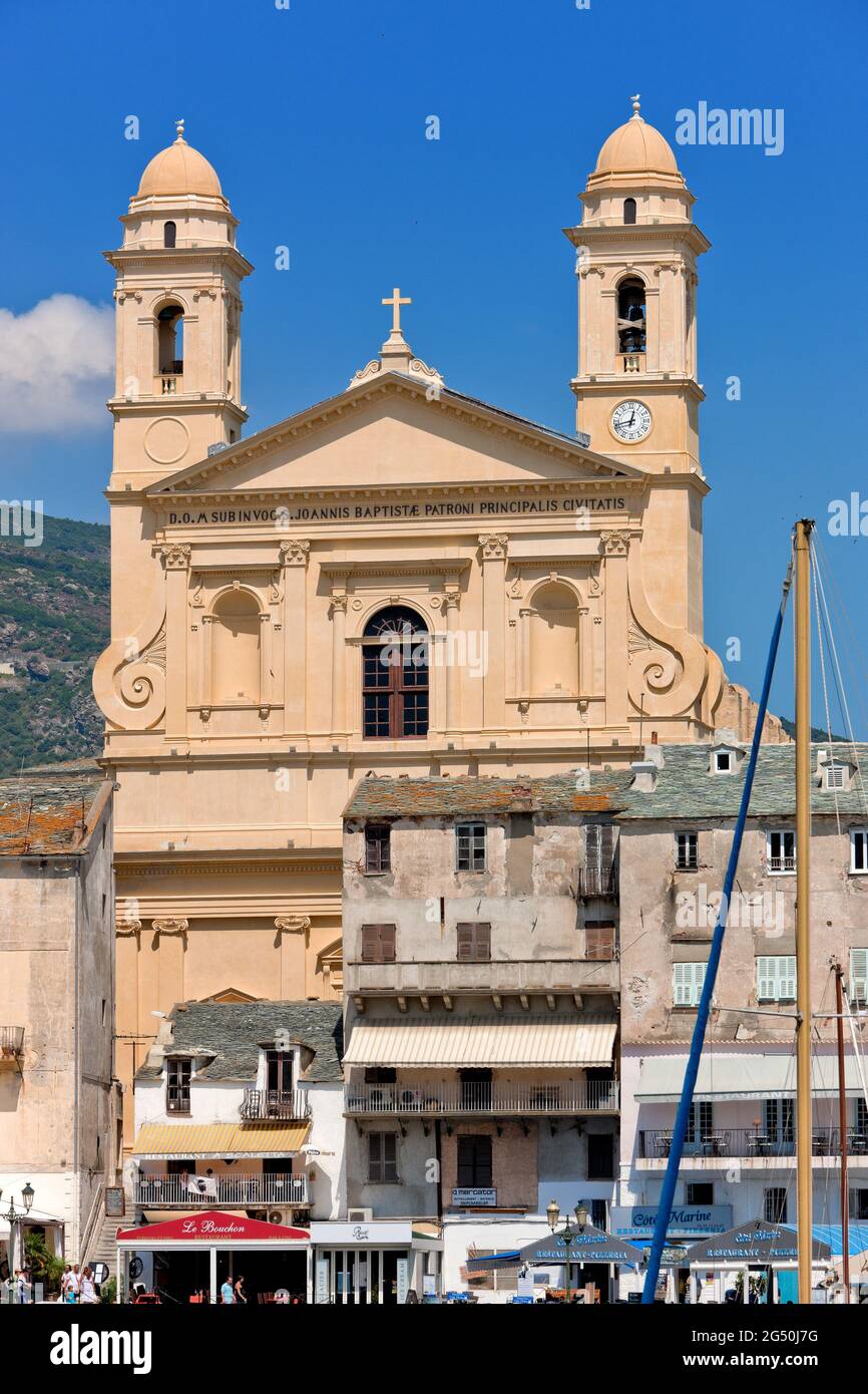 FRANCE. HAUTE-CORSE (2B) BASTIA. OLD HARBOUR Stock Photo - Alamy