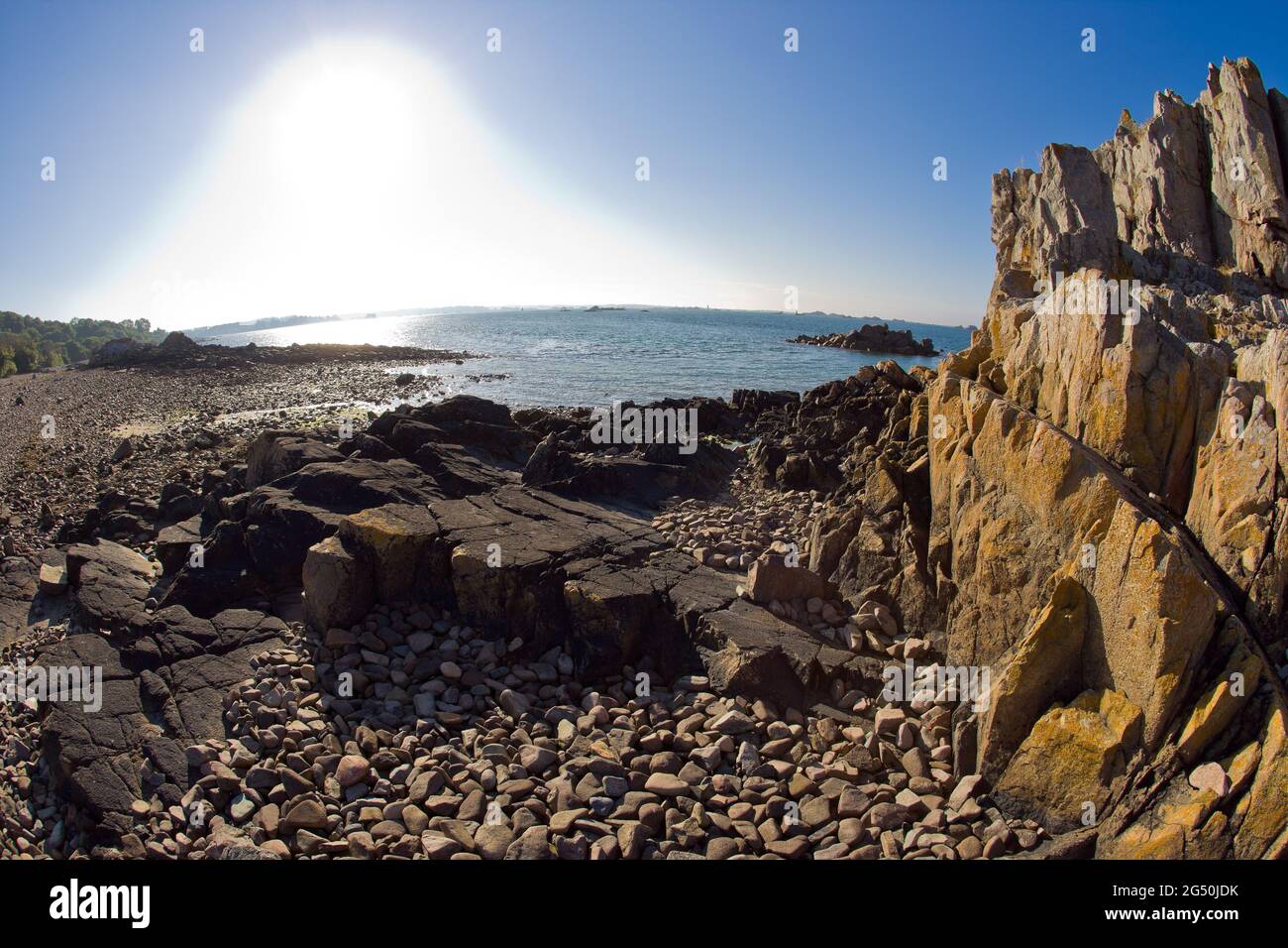 COTE D'ARMOR (22) POINTE DE L'ARCOUEST Stock Photo - Alamy