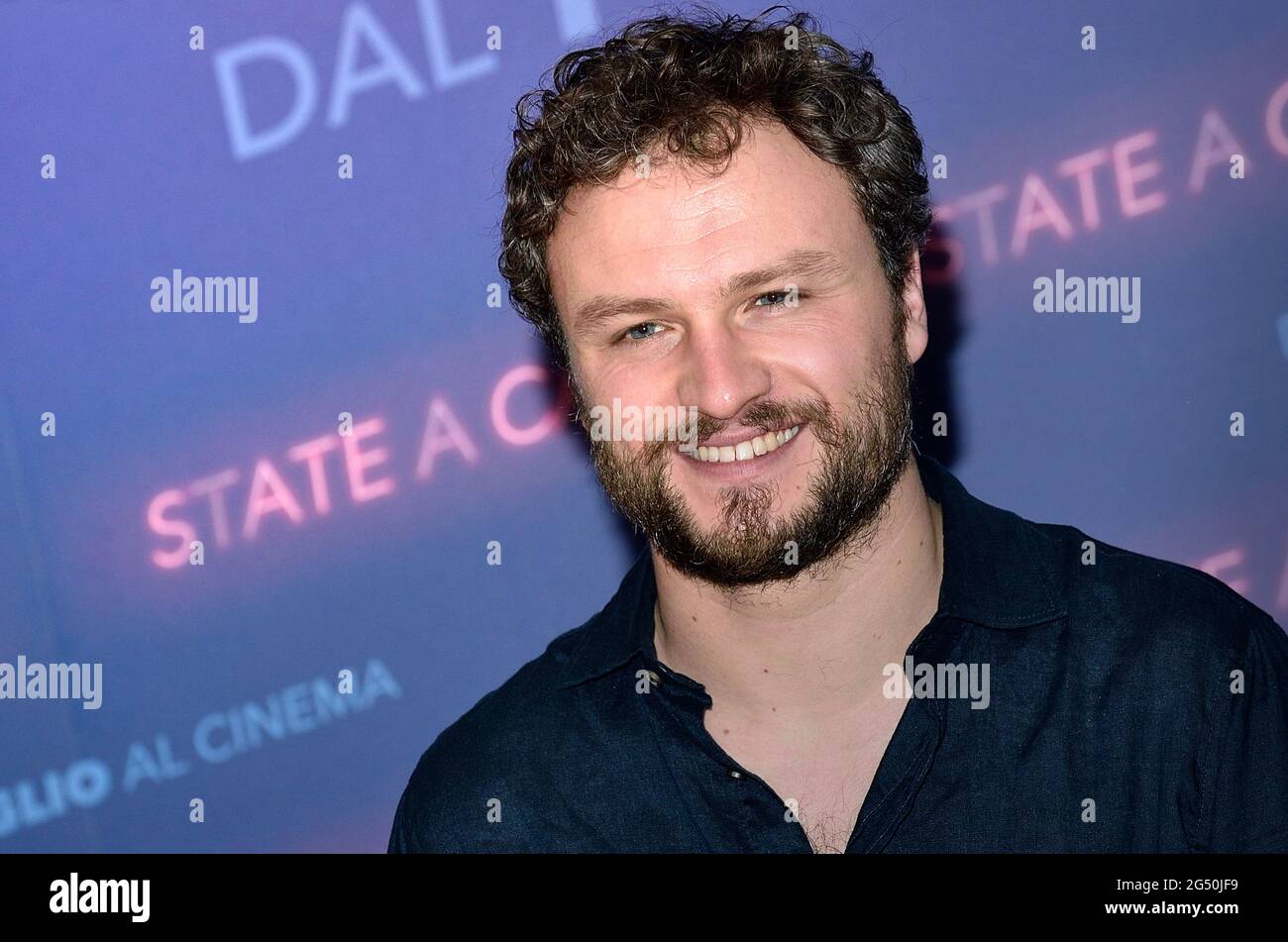 Rome, Italien. 24th June, 2021. The Italian actor Lorenzo Frediani ...