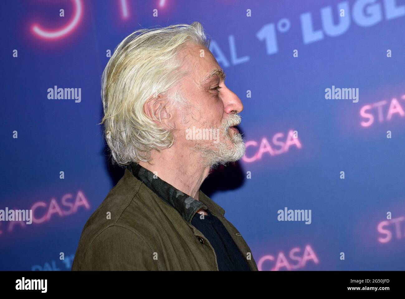 Rome, Italien. 24th June, 2021. The Italian actor Tommaso Ragno during ...