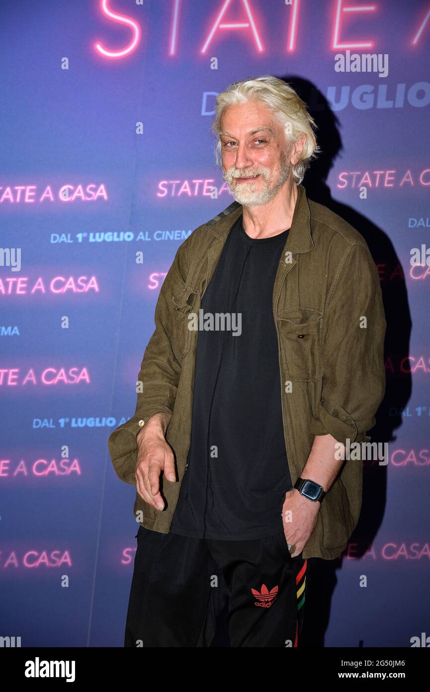 Rome, Italien. 24th June, 2021. The Italian actor Tommaso Ragno during ...