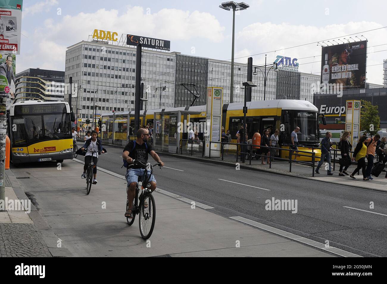 Berlin - Germany 13 August 2016- Tram and other transportation / Photo ...