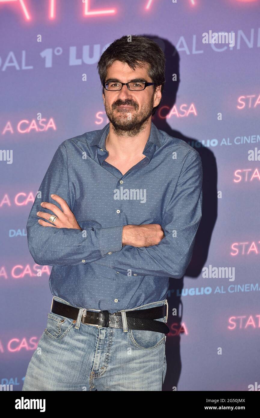 Rome, Italien. 24th June, 2021. The Italian director Roan Johnson ...