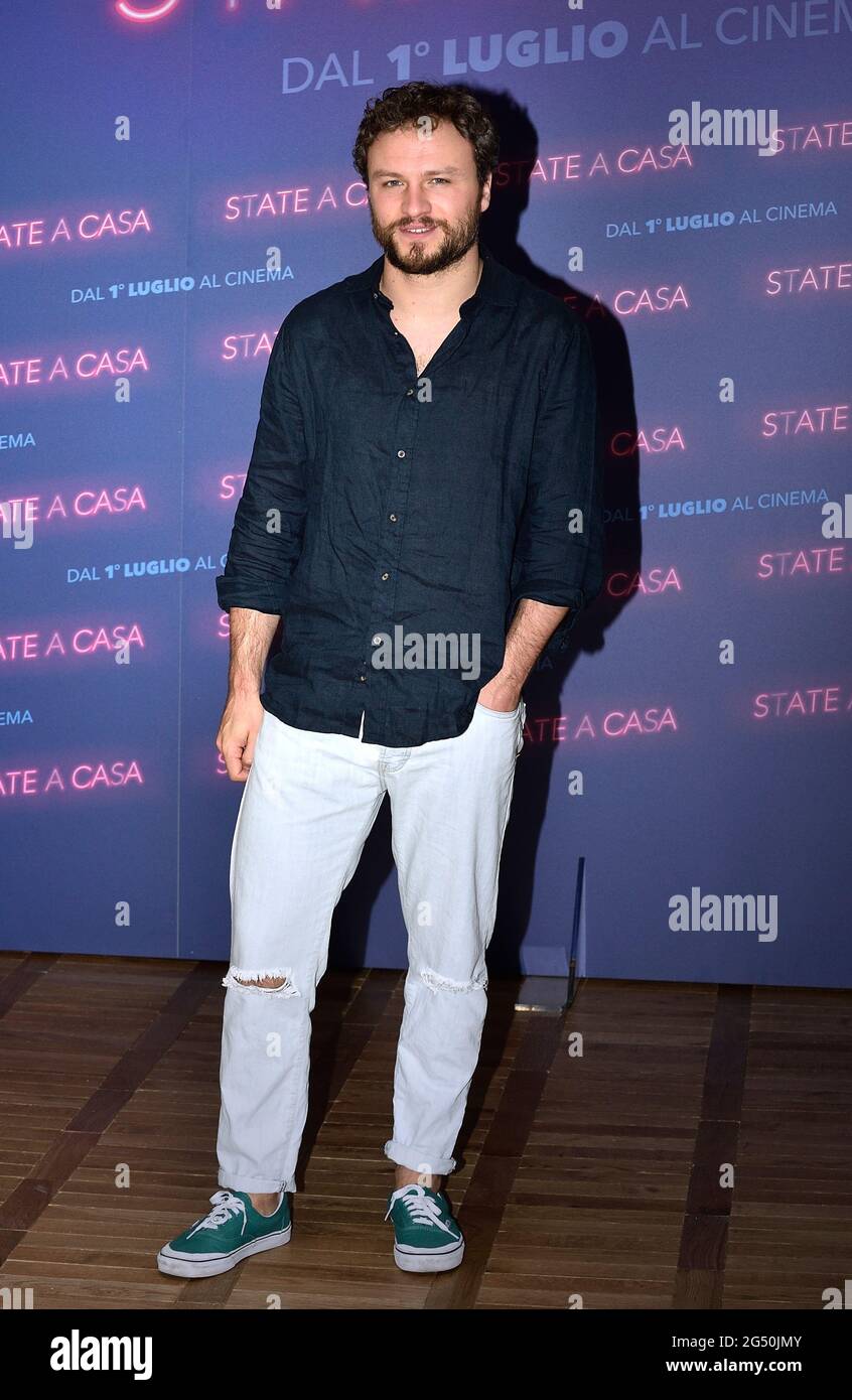 Rome, Italien. 24th June, 2021. The Italian actor Lorenzo Frediani ...