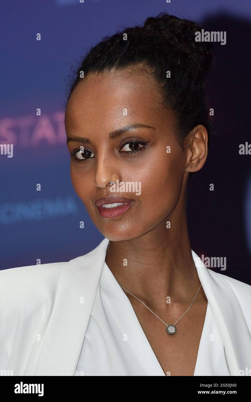 The Italian actress Martina Sammarco during the photocall of the film ...