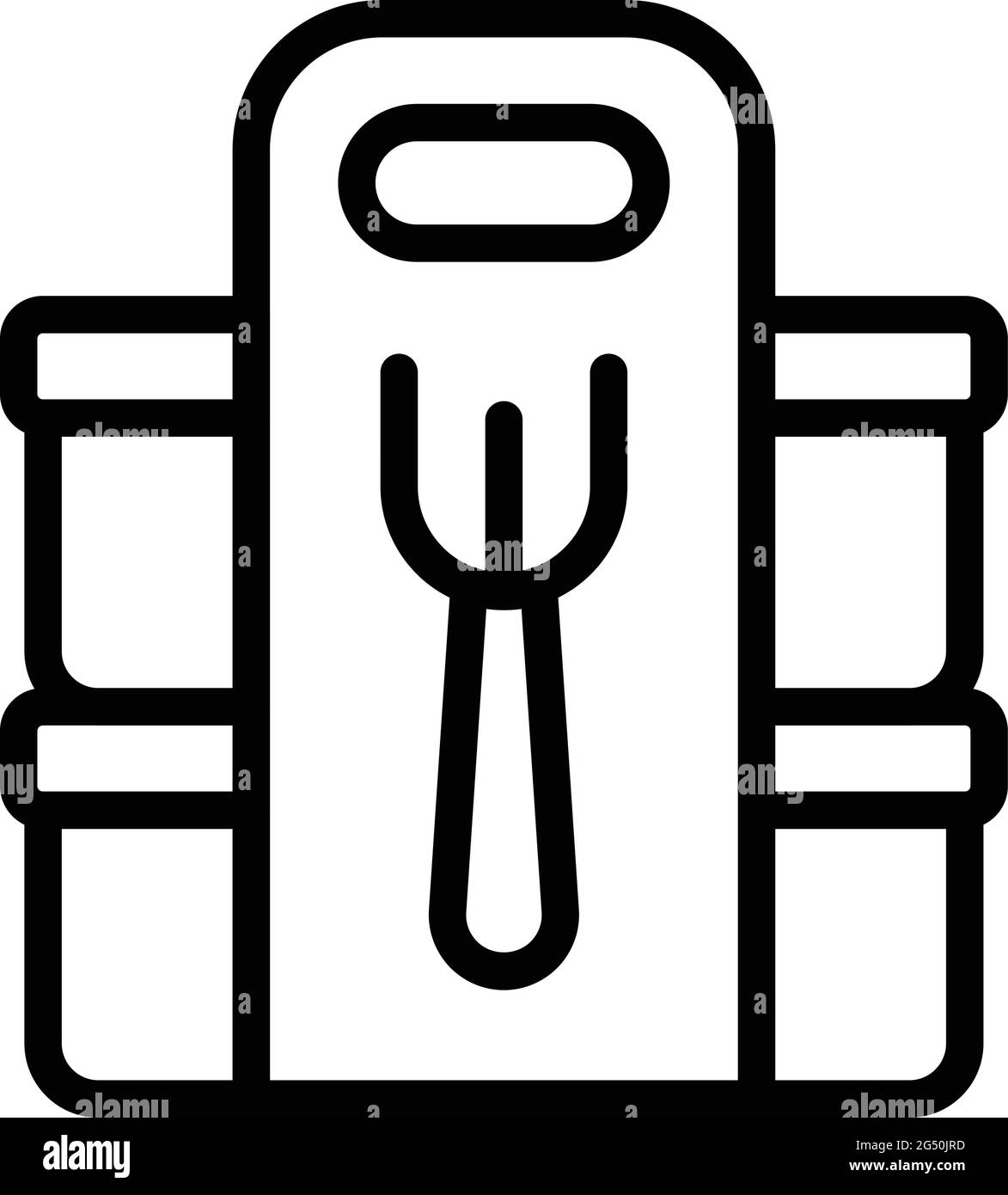 Take away food boxes icon. Outline Take away food boxes vector icon for ...