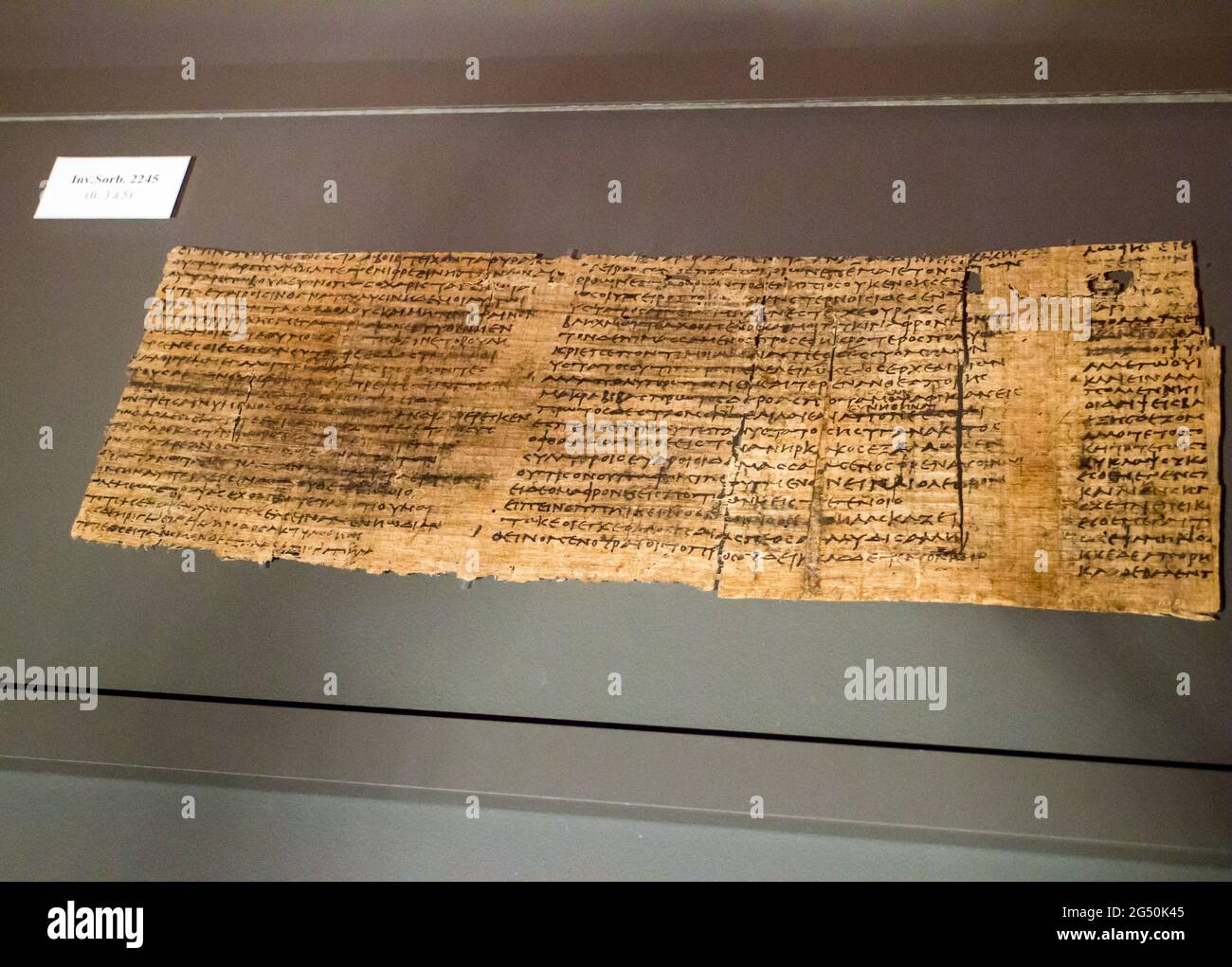 Papyrus scroll greece hi-res stock photography and images - Alamy