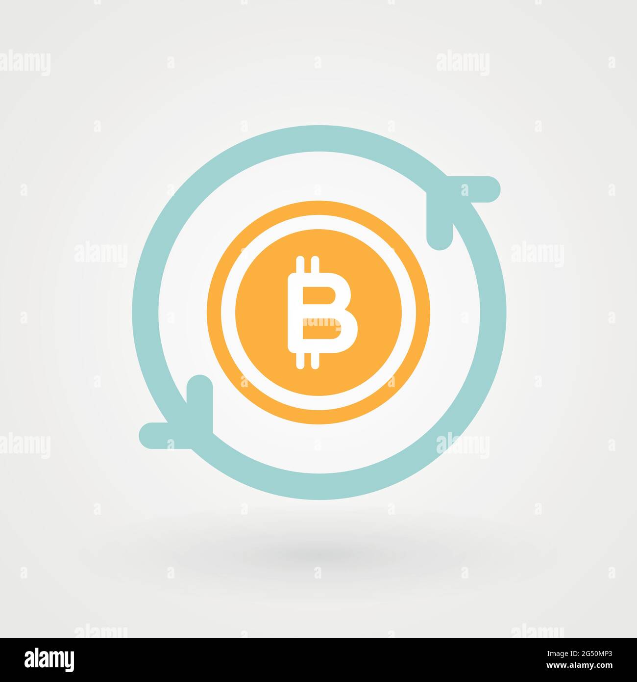 Bitcoin. Crypto currency concept. Digital currency. Vector illustration ...