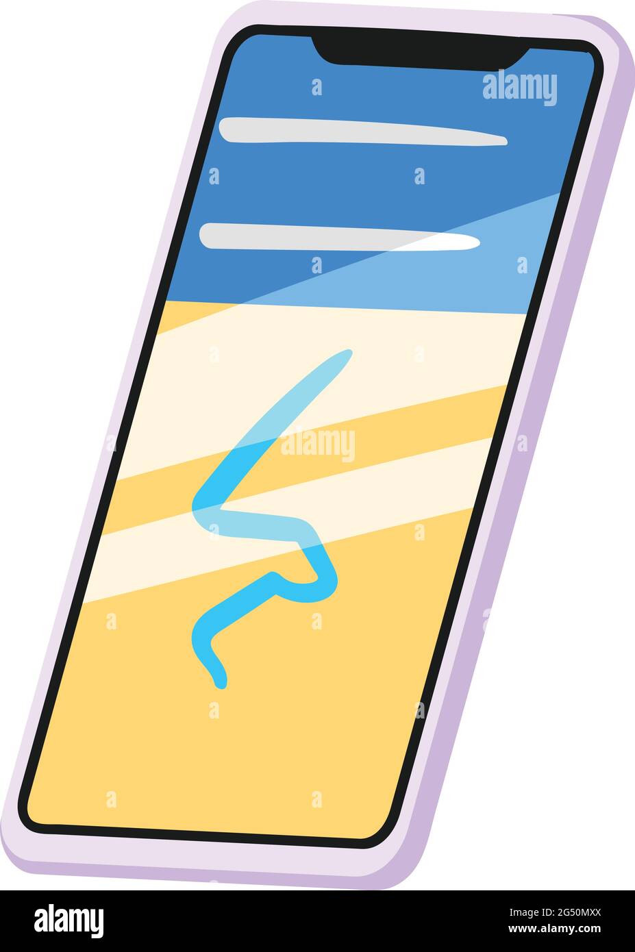 Maps app Stock Vector Images - Alamy