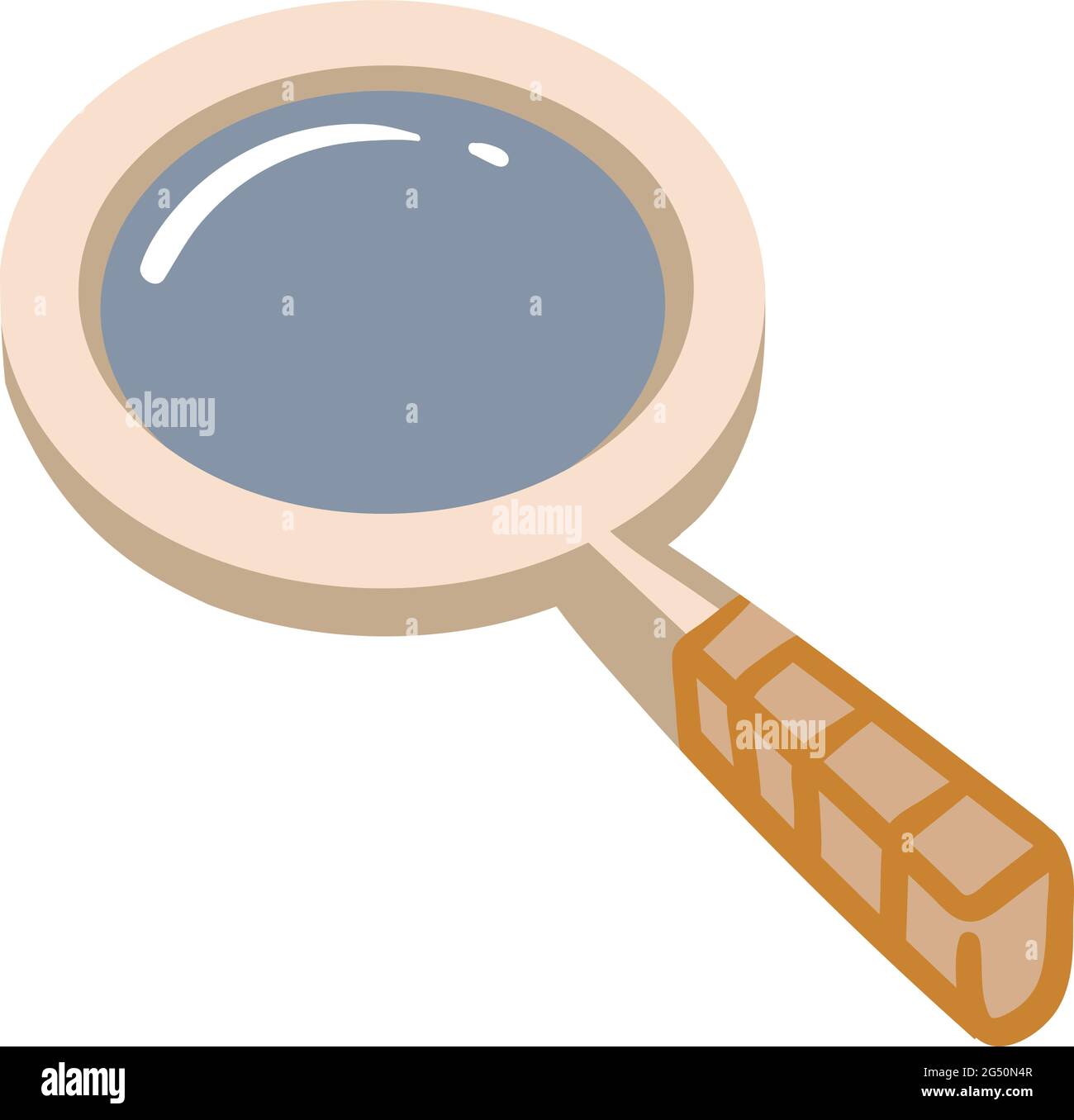 Magnify glass new find Stock Vector Images - Alamy