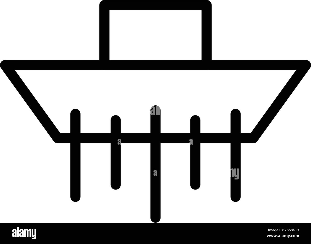 Shower head body icon. Outline Shower head body vector icon for web ...