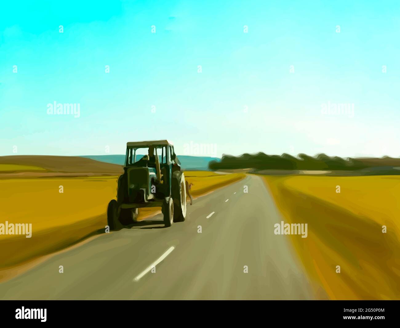 Harvest hill road Stock Vector Images - Alamy