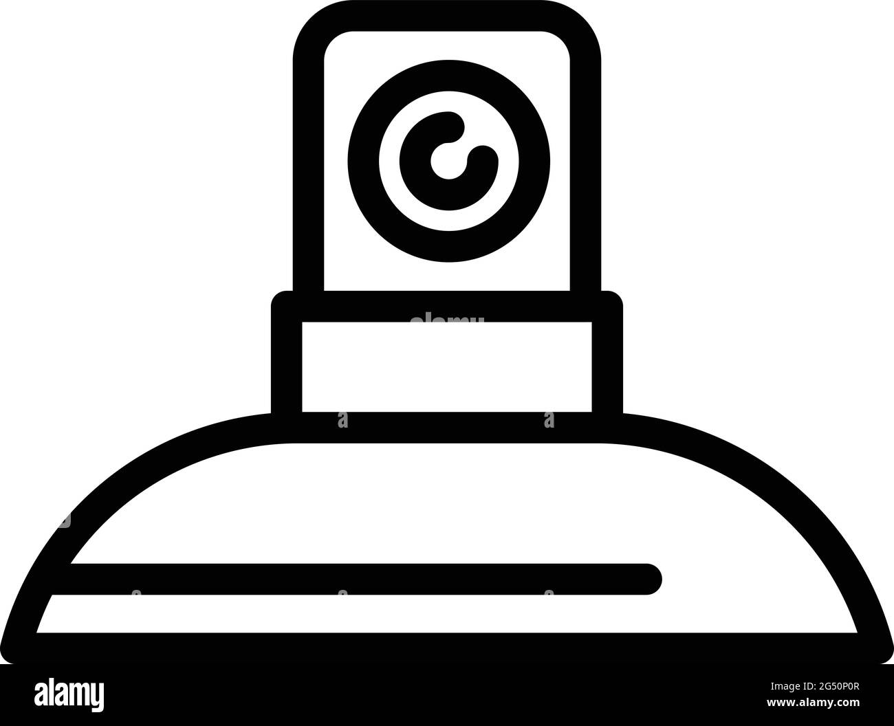 Spray cap icon. Outline Spray cap vector icon for web design isolated ...