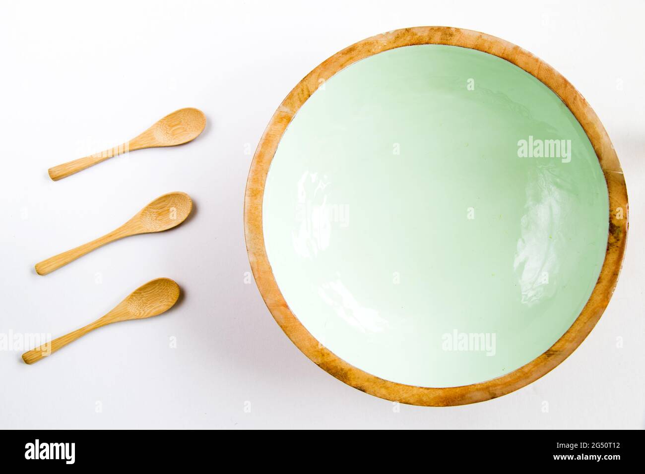 Three empty wooden spoons hi-res stock photography and images - Alamy