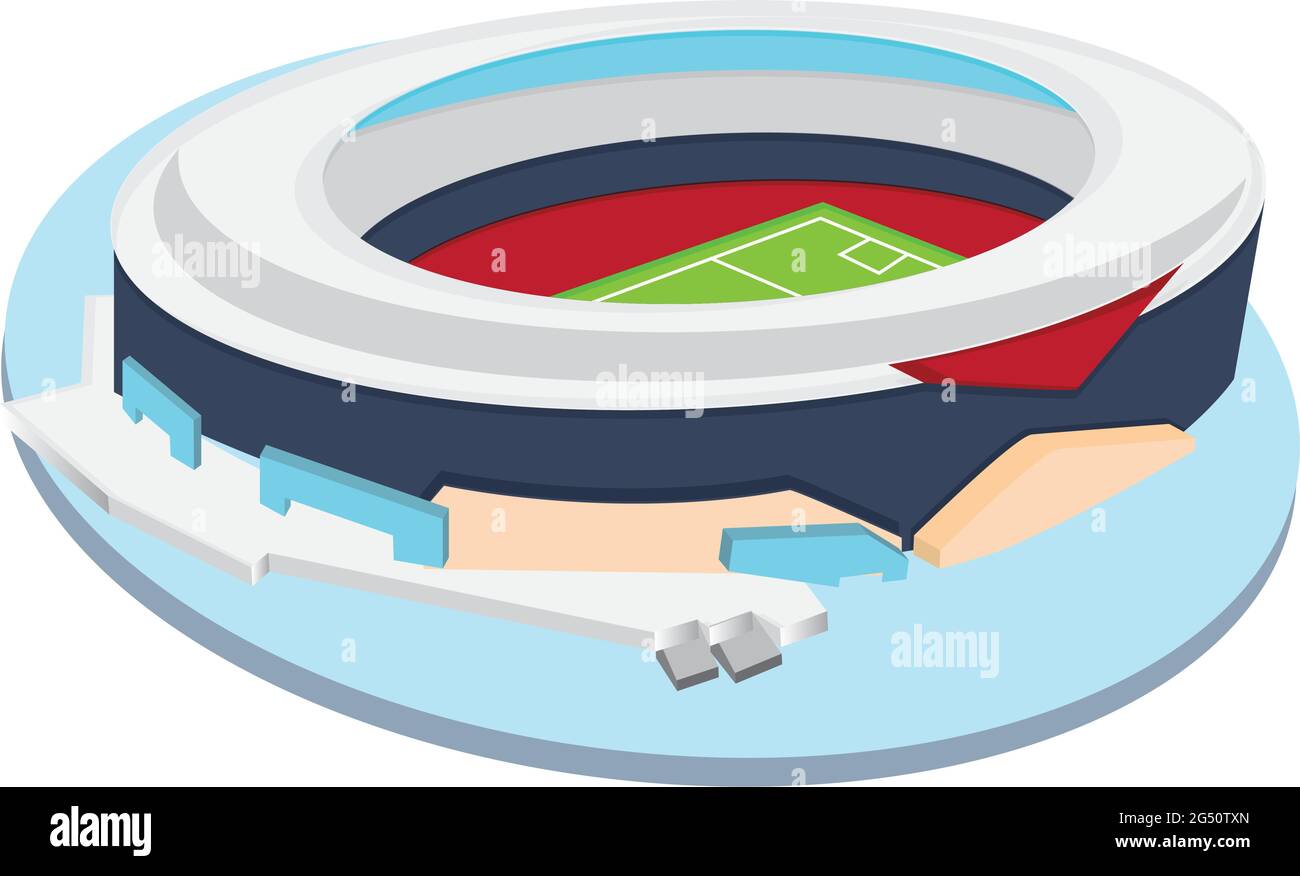Modern soccer stadium Cut Out Stock Images & Pictures - Alamy