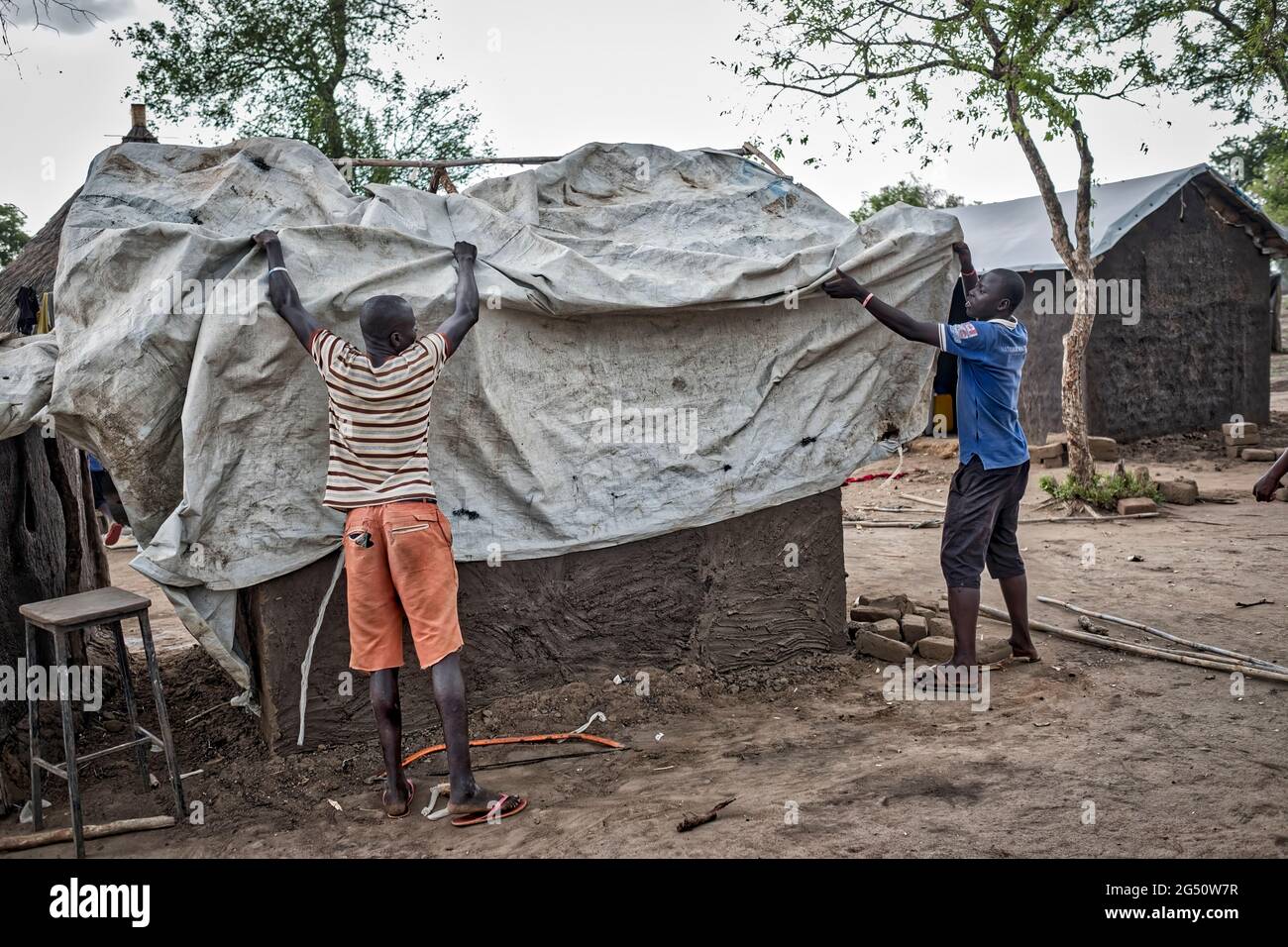 Bidibidi, Morobi, refugee camp, Uganda, Africa Stock Photo - Alamy