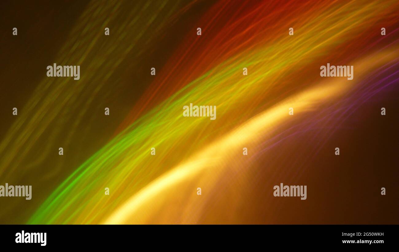 Illustration of progressive rhythm of yellow and red light trails Stock ...
